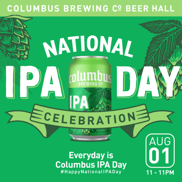National IPA Day - Columbus Brewing Company